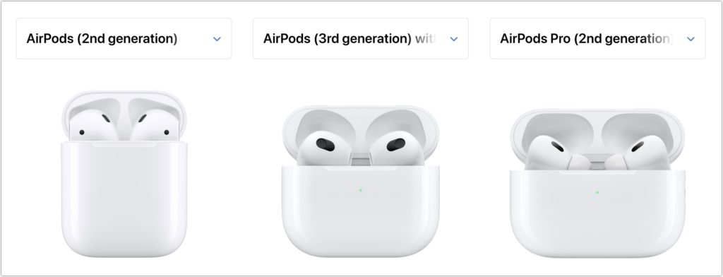 2022 Airpods Comparison Ask Adam Llc Macos And Ios Consulting 
